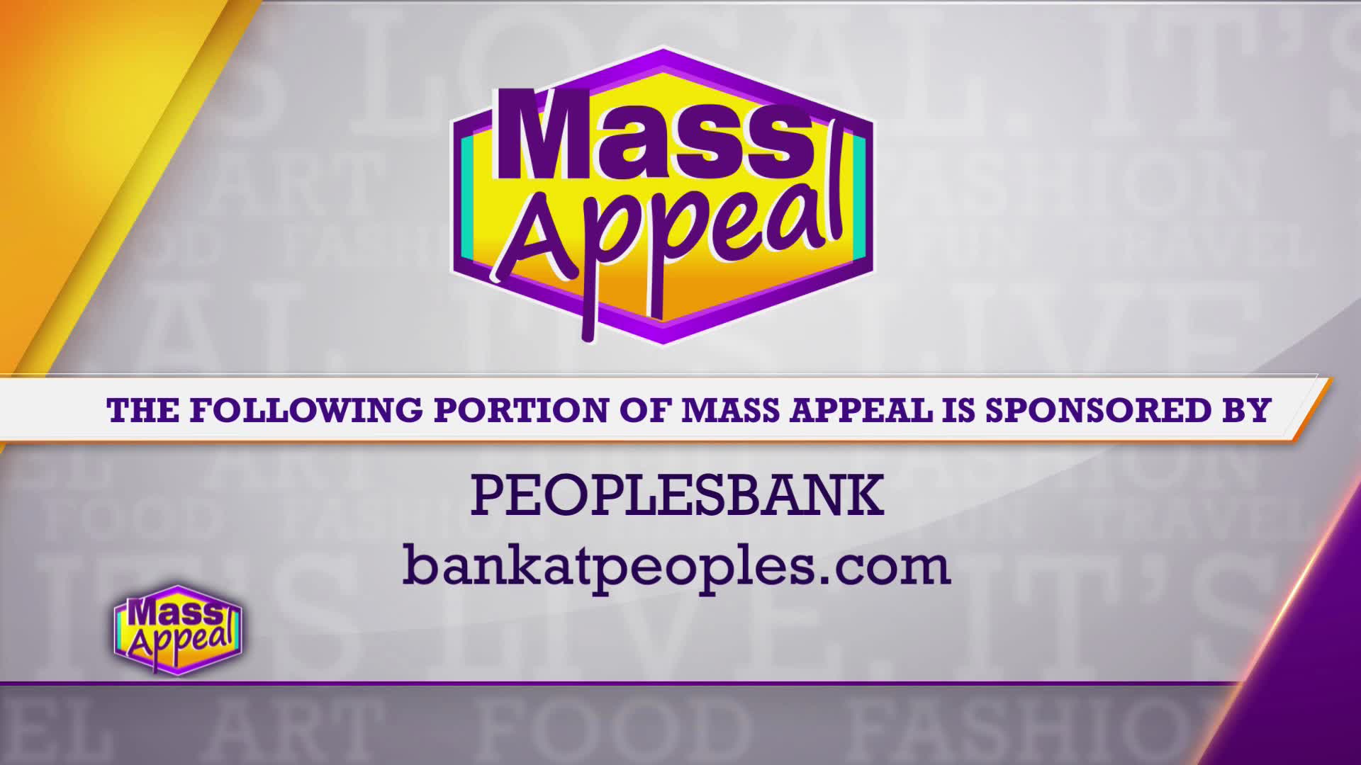 Mass Appeal Community Corner with PeoplesBank: Springfield Jewish ...