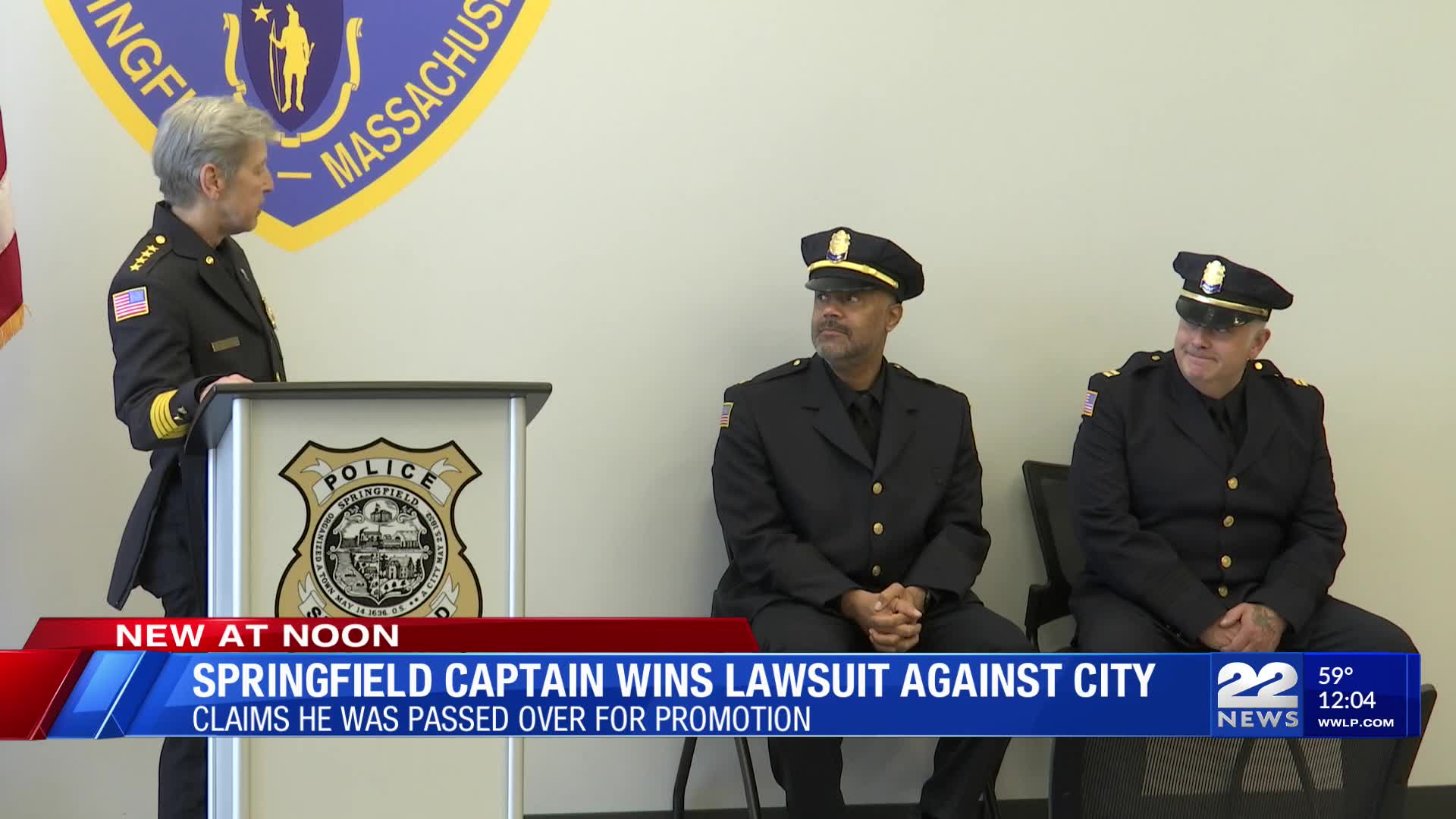 Springfield to pay thousands to Black police captain in lawsuit – WWLP