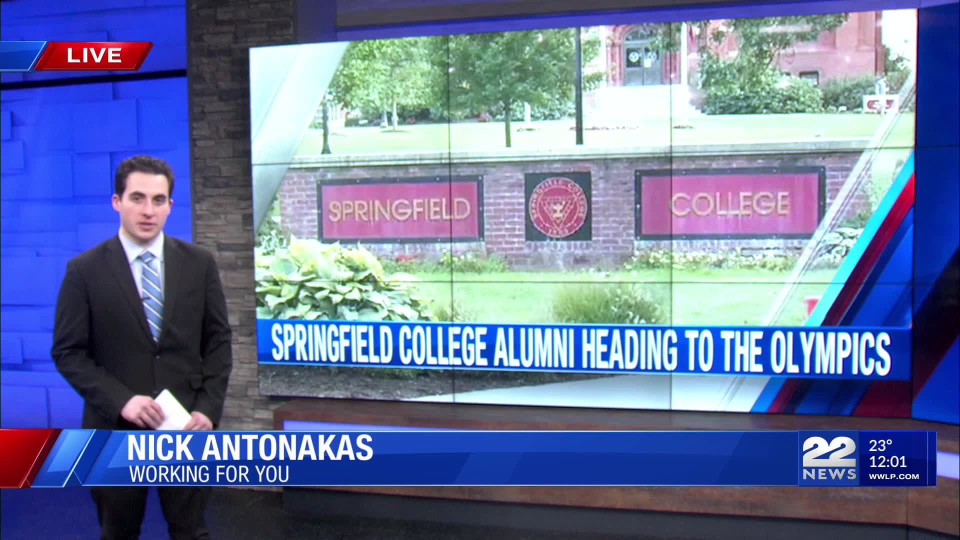 Springfield College alumni representing Team USA in the Olympics – WWLP