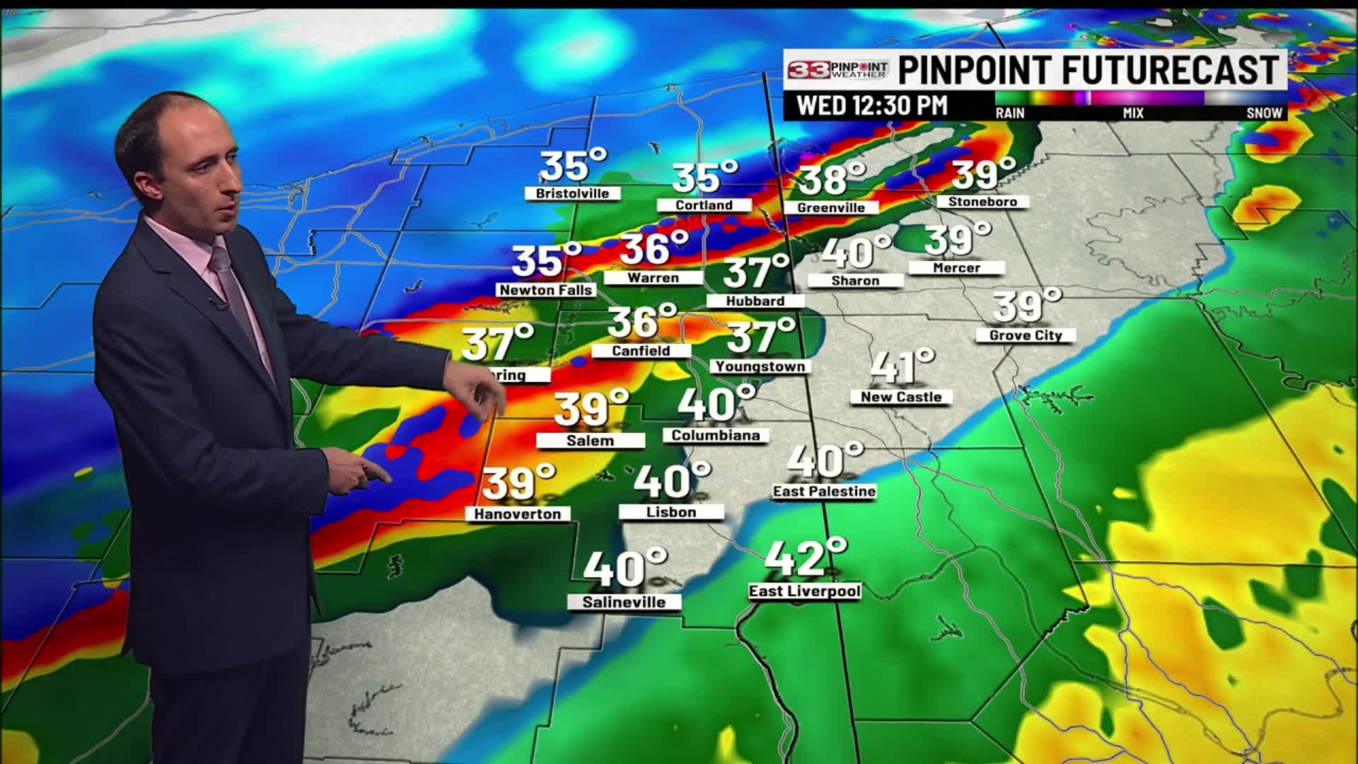 Rain changes to snow Wednesday – WYTV