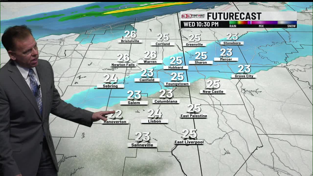 Cloudy and breezy Wednesday, snow coming overnight – WYTV