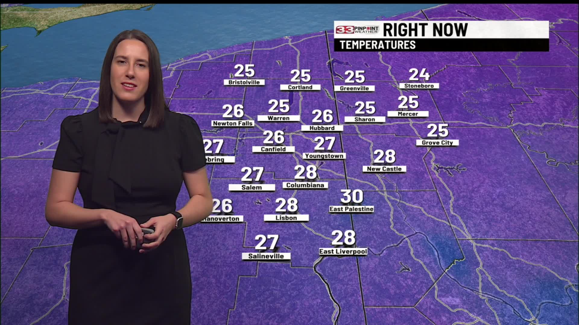 Scattered light snow showers tonight – WYTV