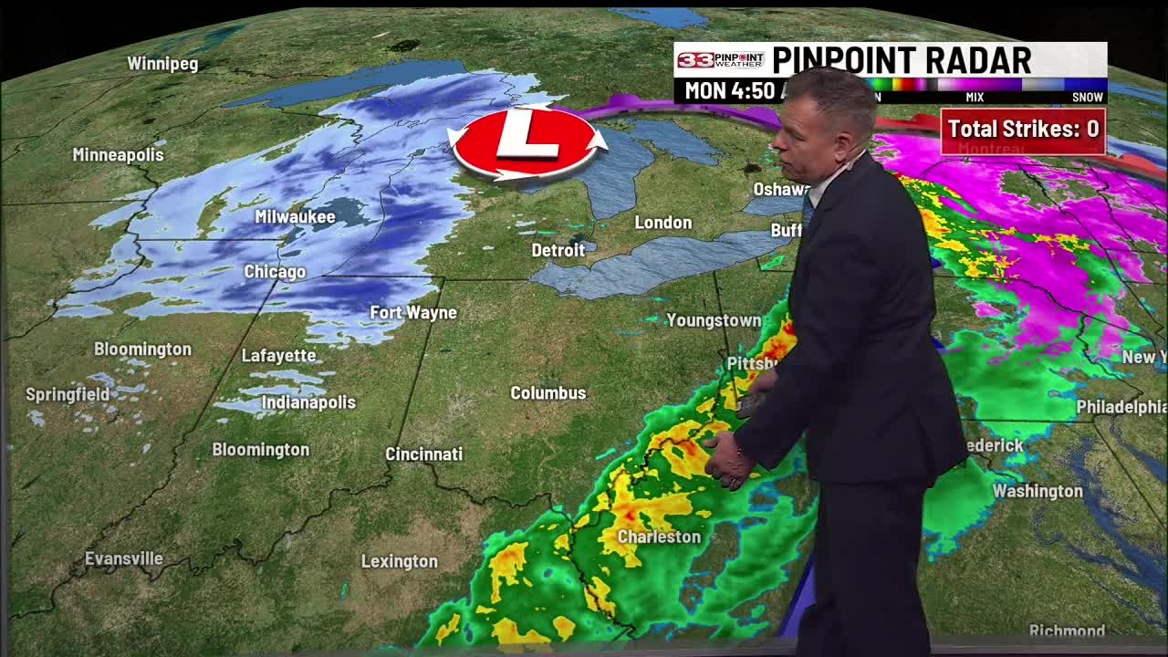 WIND ADVISORY and snow developing Monday – WYTV