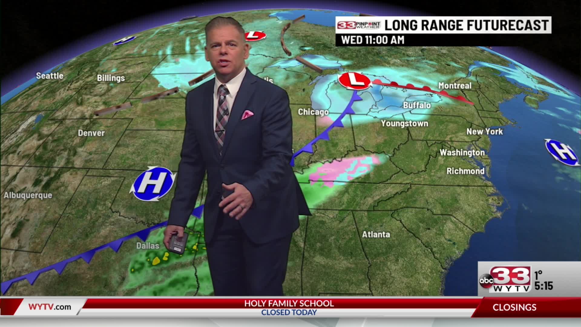 Dangerous cold today, warming with snow Wednesday – WYTV
