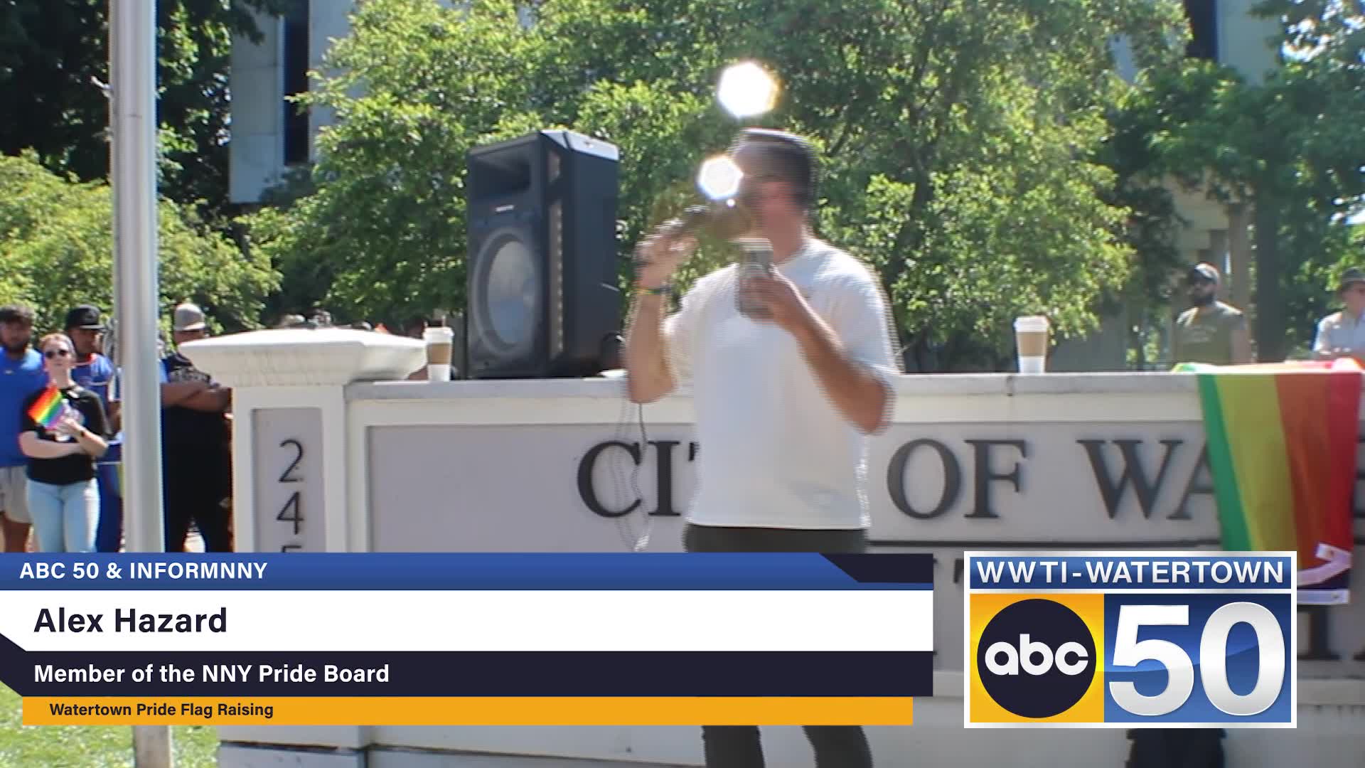 Alex Hazzard: Watertown Pride Flag Raising – WWTI – InformNNY.com