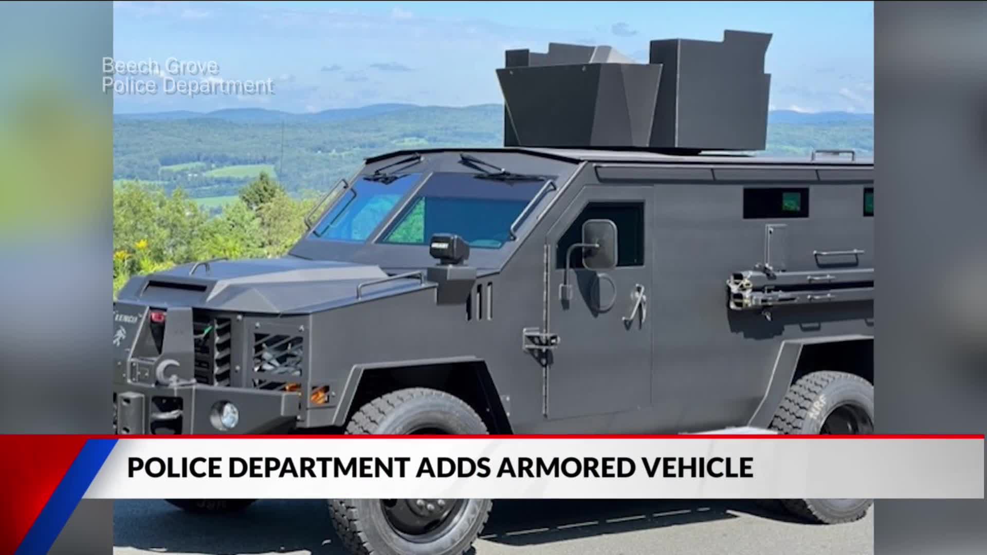 Beech Grove PD adds armed vehicle – Fox 59