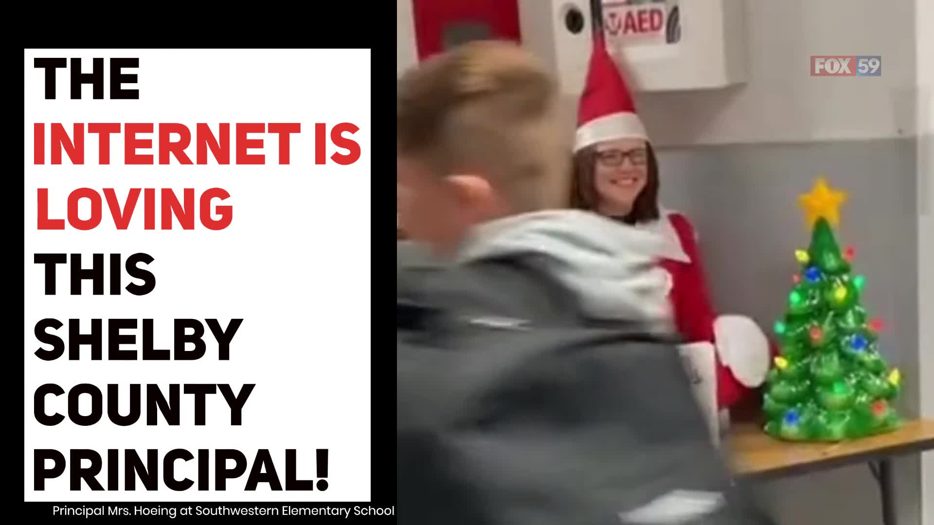 Shelby County principal goes viral for Elf on the Shelf TikTok – Fox 59