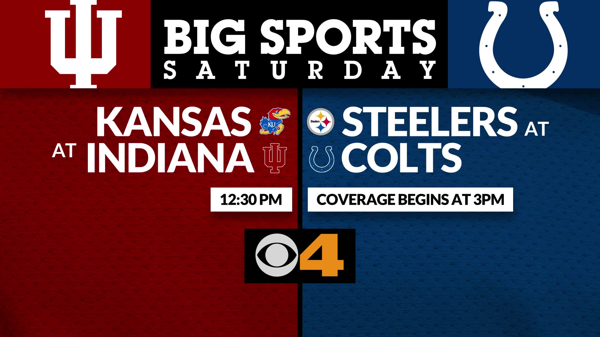Big Sports Saturday on CBS4 – Fox 59